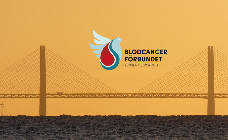 Blodcancerförbundet lanserar sin nya logotyp under Blodcancermånaden